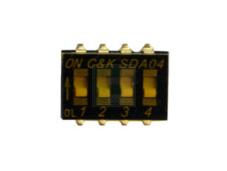 SDA04H0SB in Tube by C&K | Dip Switches | Future Electronics