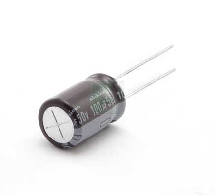 UPM1H101MPD6 in Bag by Nichicon | Aluminum Electrolytic Capacitors ...